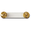Engraved Plate Name Badges with Military Clip Fasteners