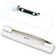 Engraved Plate Name Badges with Pin Back Fasteners